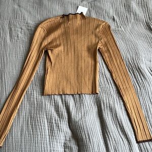 Forever 21 | Tops | Tight Gold Turtleneck | Poshmark